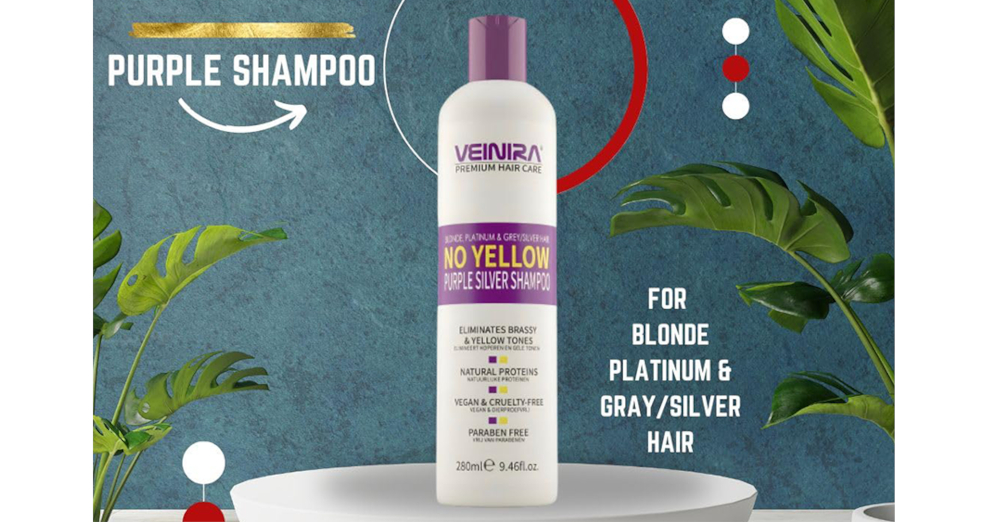 Sampon nuantator profesional Veinira, pentru par blond, natural si ...